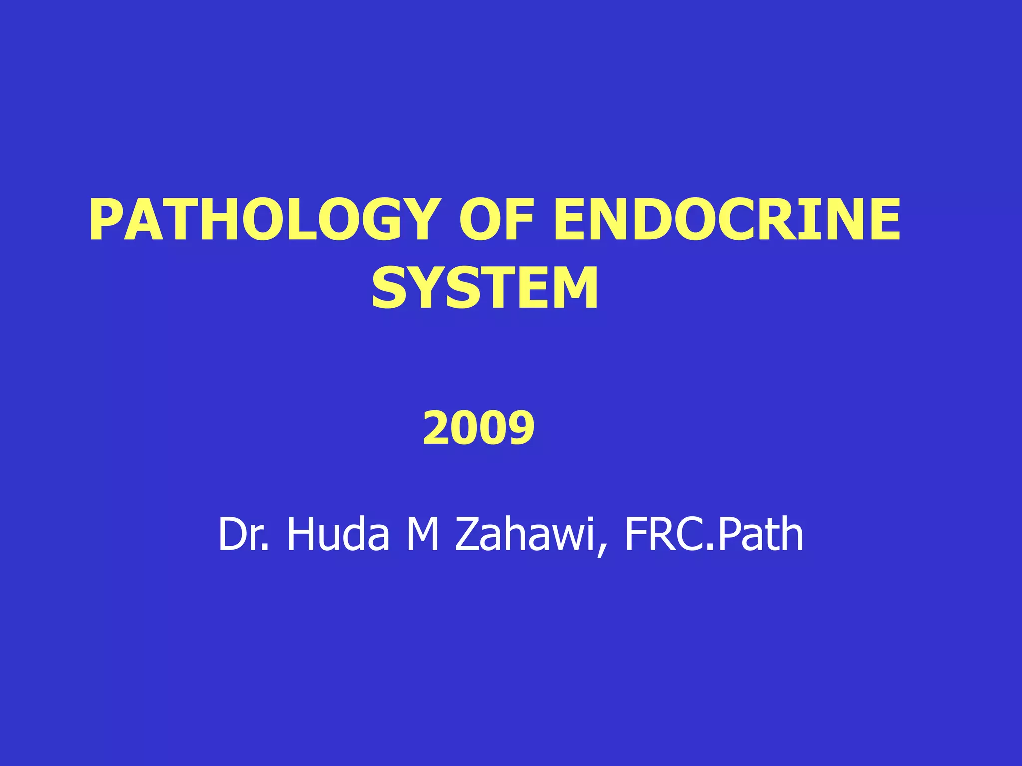 Pathology of Endocrine system.ppt