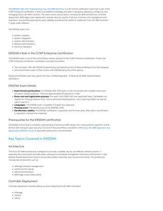 Pass the 300-415 ENSDWI Exam: A Complete Guide for 2024 – My 591Lab | PDF