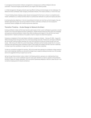 Aruba Network Architect Certification Transition Guide – My 591Lab | PDF