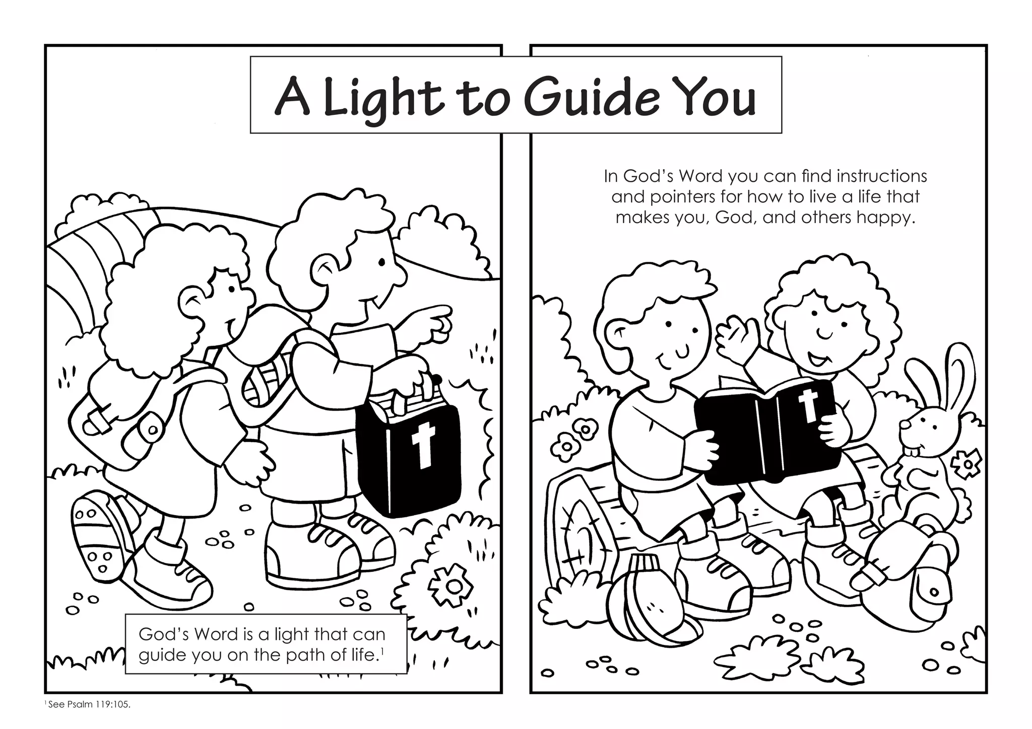 Coloring Pages: A Light to Guide You | PDF