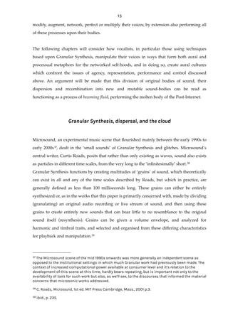 Castles in the Sky; Clouds, Voices and the Aural Dispersal of the Body Post Internet Final | PDF