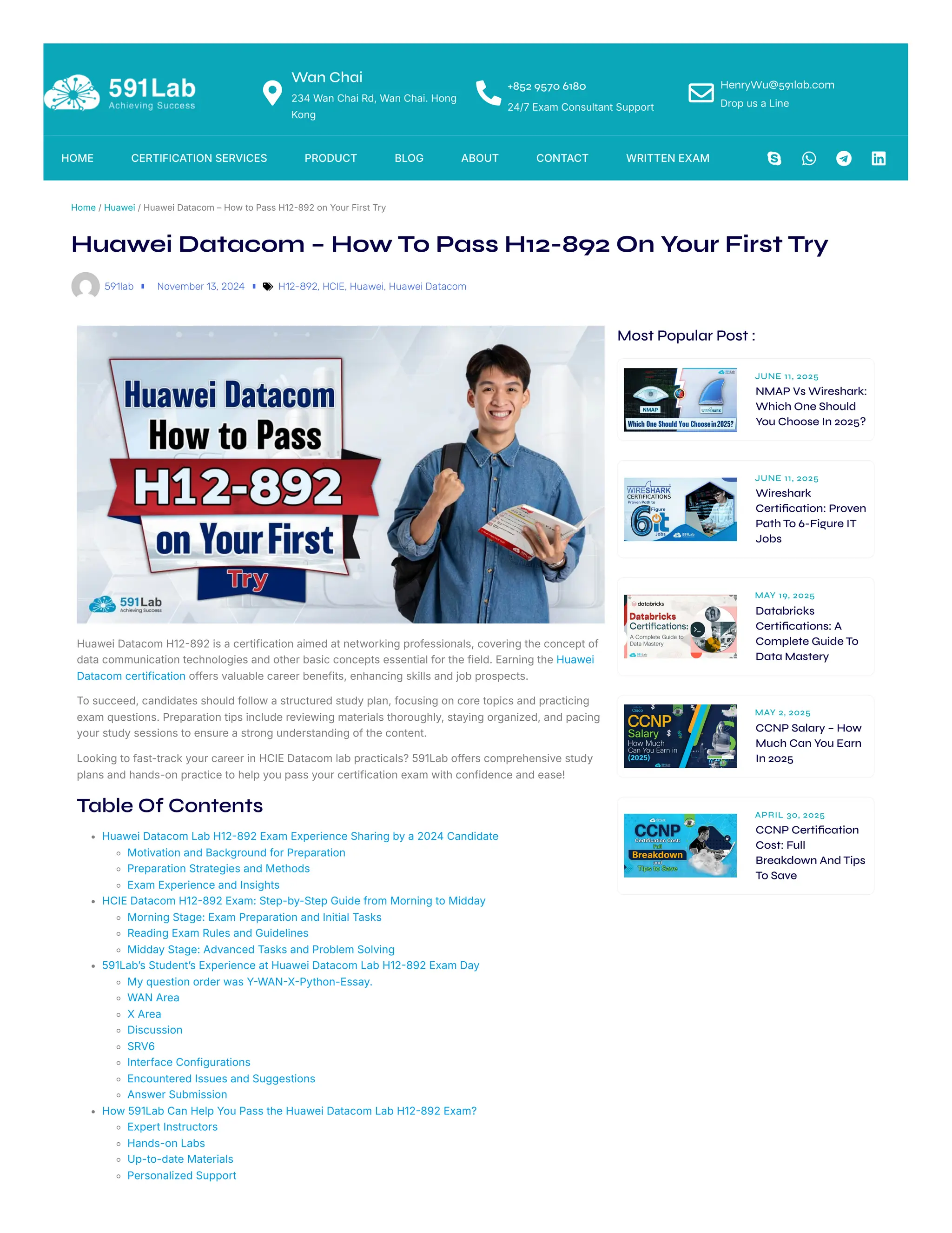 Huawei Datacom – How To Pass H12-892 On Your First Try | PDF