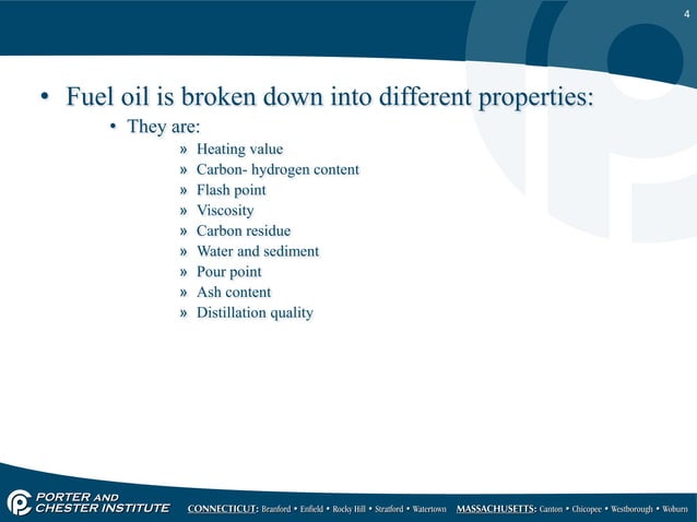 Oil Heat, Properties of Fuel Oil presentation .ppt