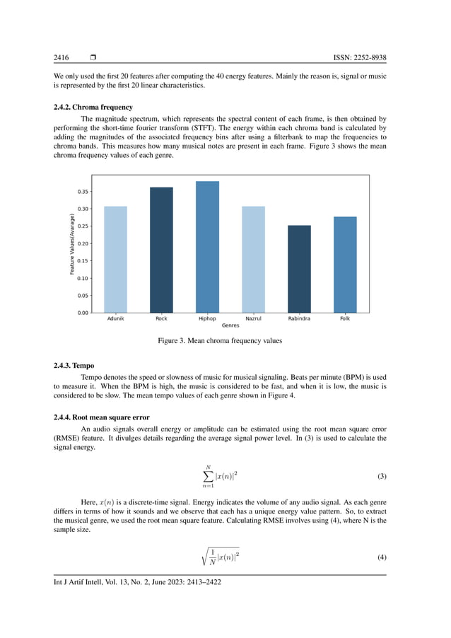 Bangla song genre recognition using artificial neural network | PDF