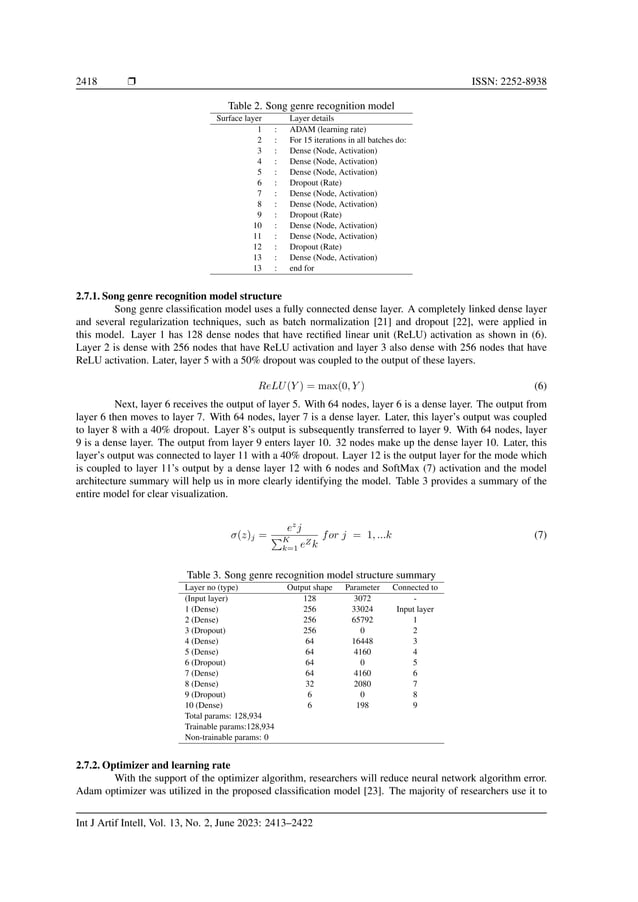 Bangla song genre recognition using artificial neural network | PDF
