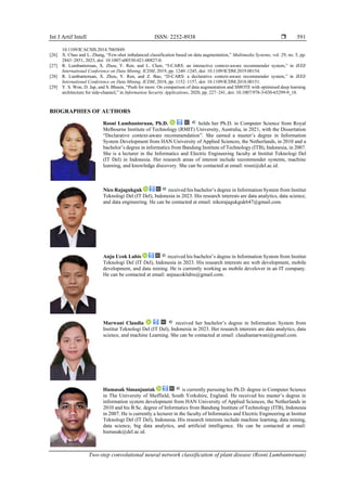 Two-step convolutional neural network classification of plant disease | PDF