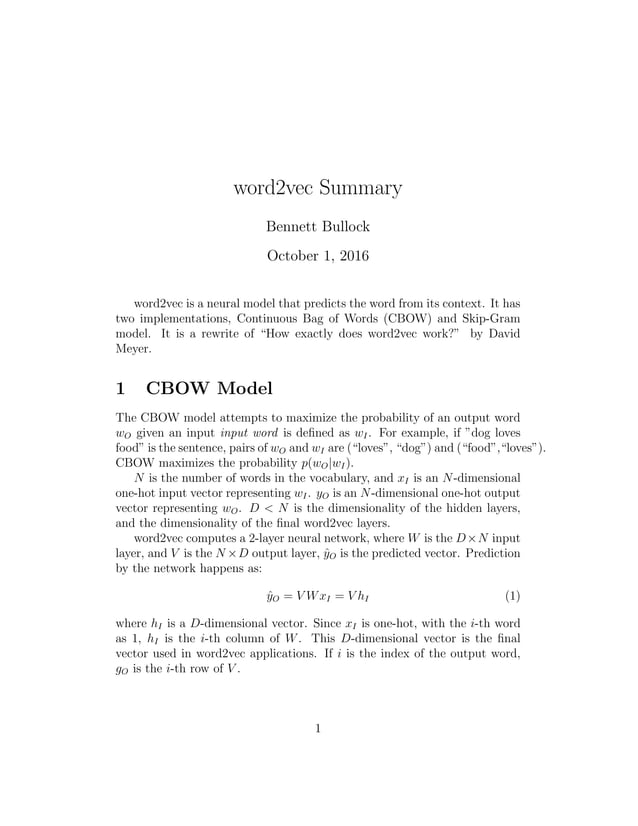 word2vec_summary_revised | PDF