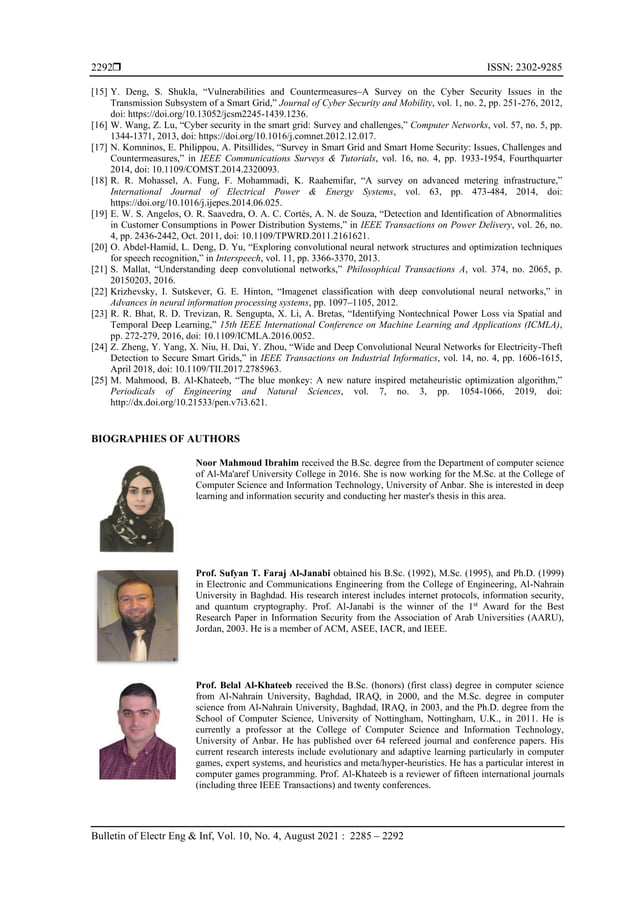 Electricity Theft Detection In Smart Grids Based On Deep Learning Pdf