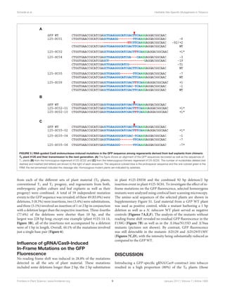 RNA-guided Cas9-induced mutagenesis in tobacco | PDF