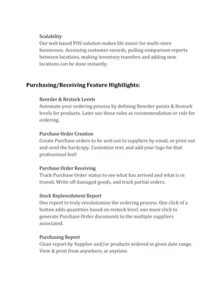 Proposal for Point of Sale and Inventory Management Systems | PDF