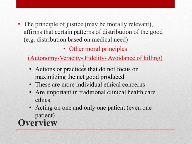 Ethical Principles autonomy | PPTX | Medical Health