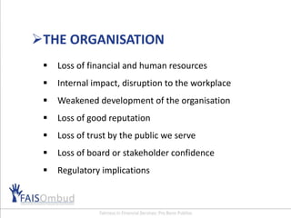 Fraud in the workplace | PPTX