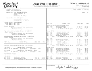 Official transcript | PPT
