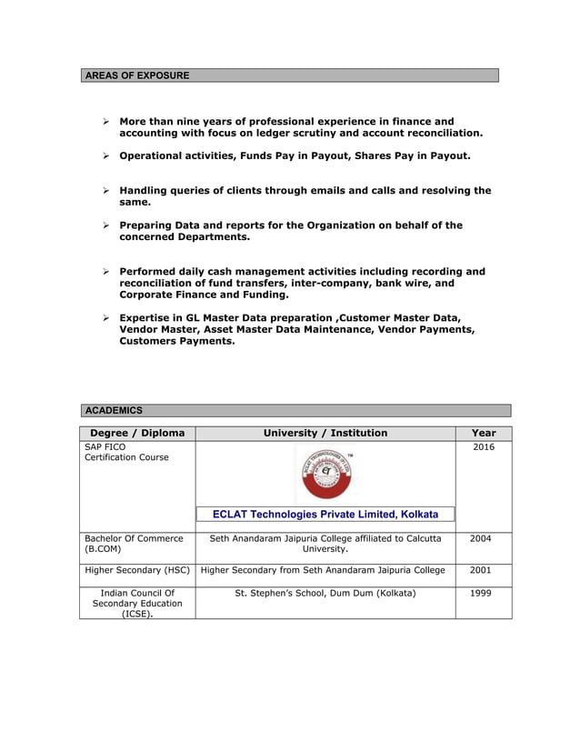 Dipayan Resume | PDF