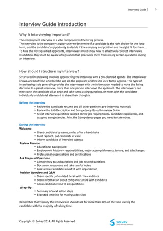 Behavioral_Competencies-Interview_Guide | PDF