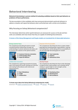 Behavioral_Competencies-Interview_Guide | PDF