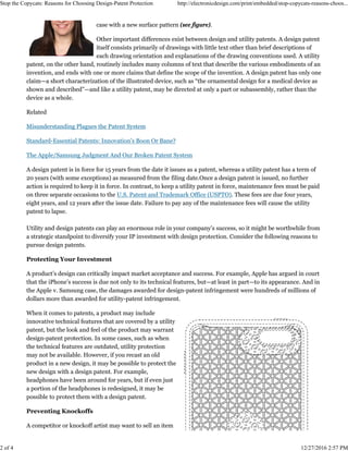 Designs Patent Protection | PDF | Desktop Publishing | Computer ...
