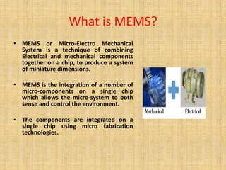GROUP_18_MEMS_NEMS | PPTX | Chemistry | Science