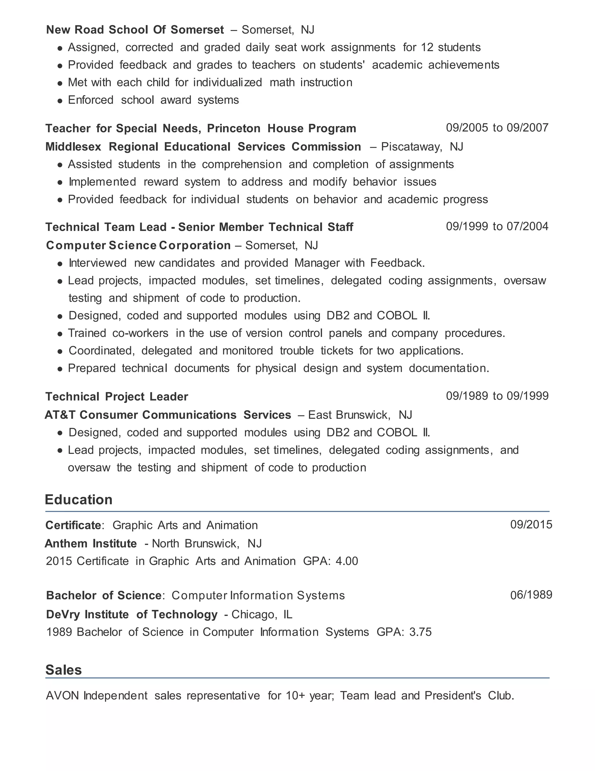 Susan Resume 1 | PDF