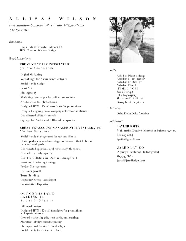 AllissaWilson-resume_2017_creativebrandexec | PDF | Business | Business ...