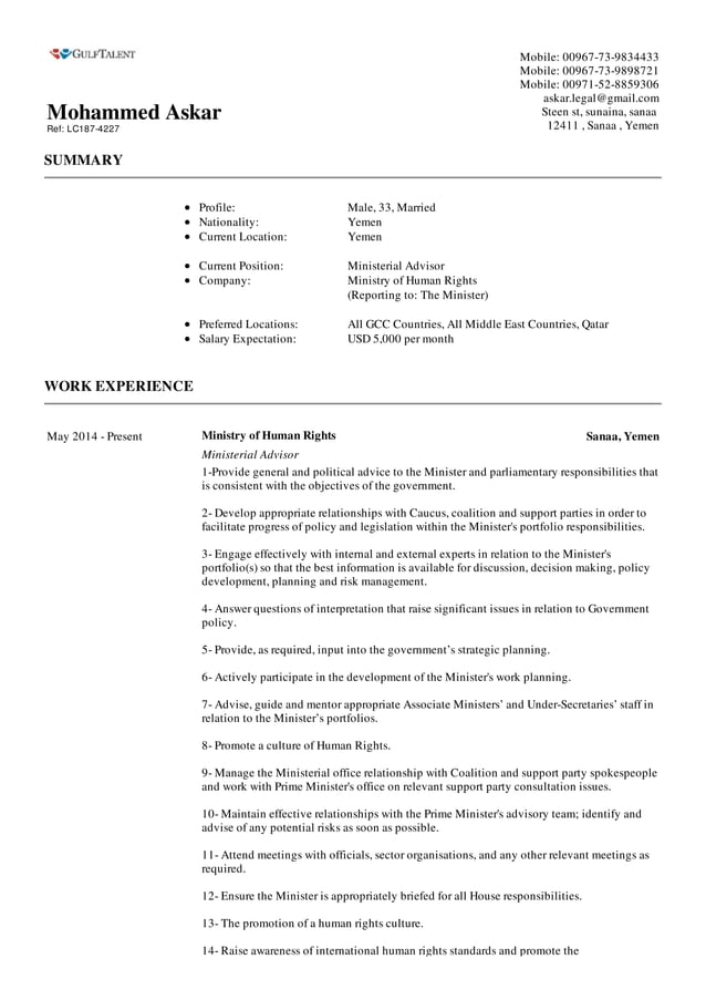 Mohamed Askar's CV | PDF | Free Download
