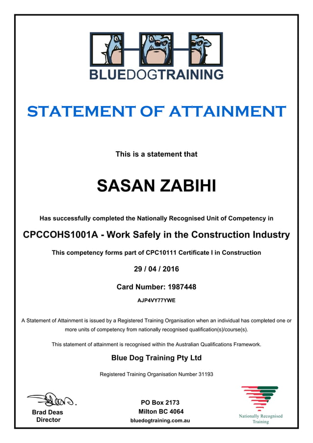 BLUEDOG_WHITECARD_TRAINING_SOA | PDF