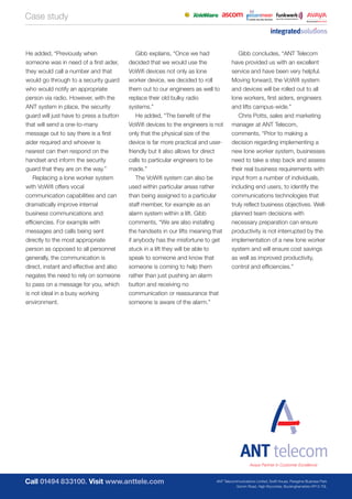 Case study Lonza | PDF | Telecommunications Industry | Industries