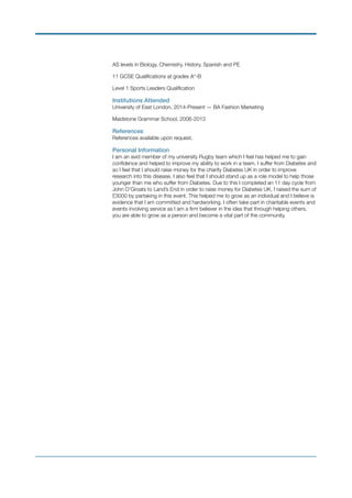 Official Jon Mills CV | PDF