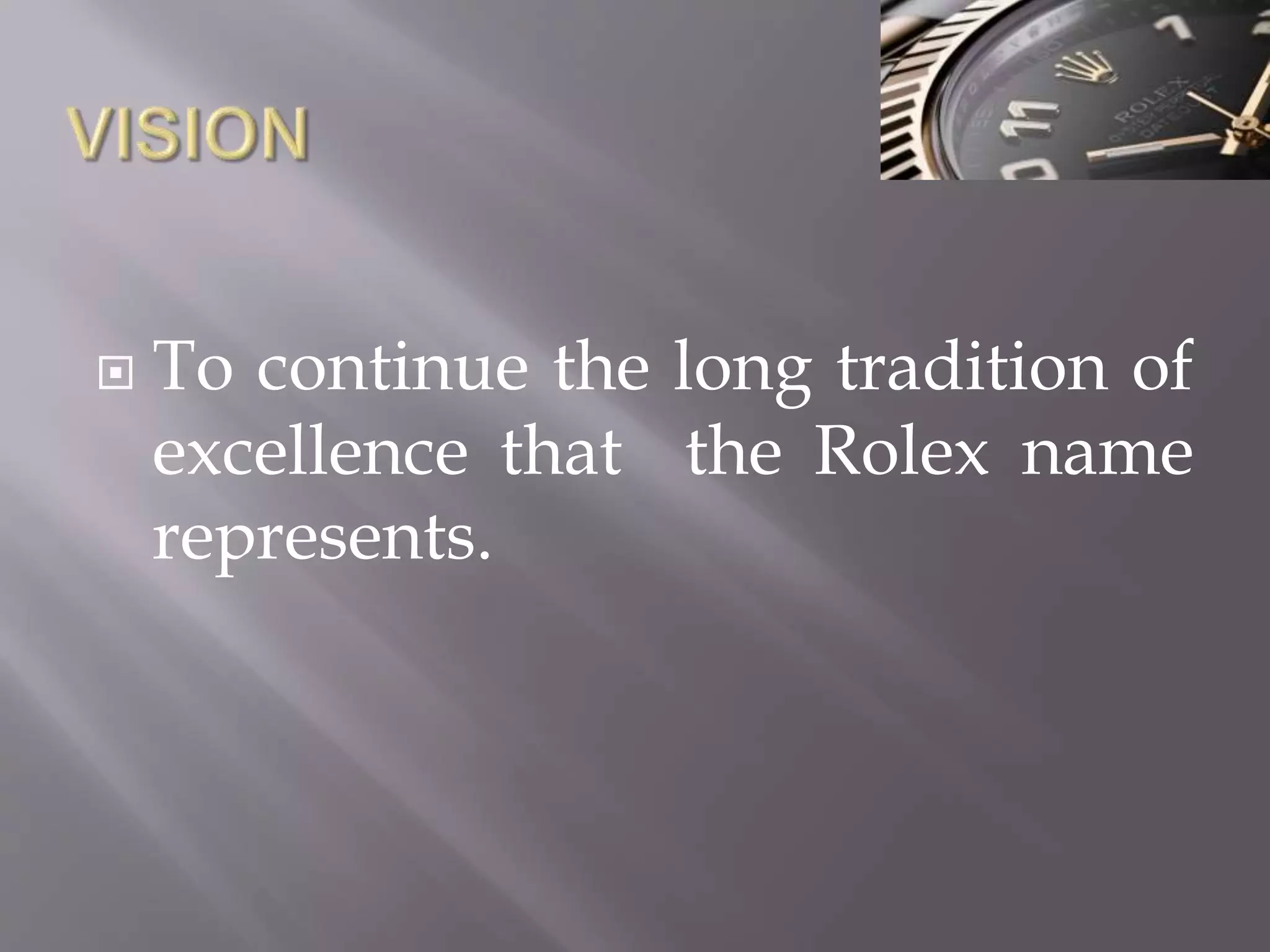 rolex ppt | PPTX