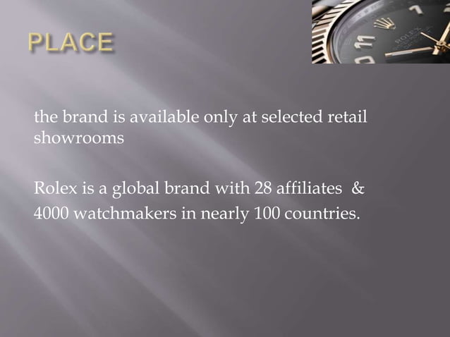 rolex ppt | PPTX