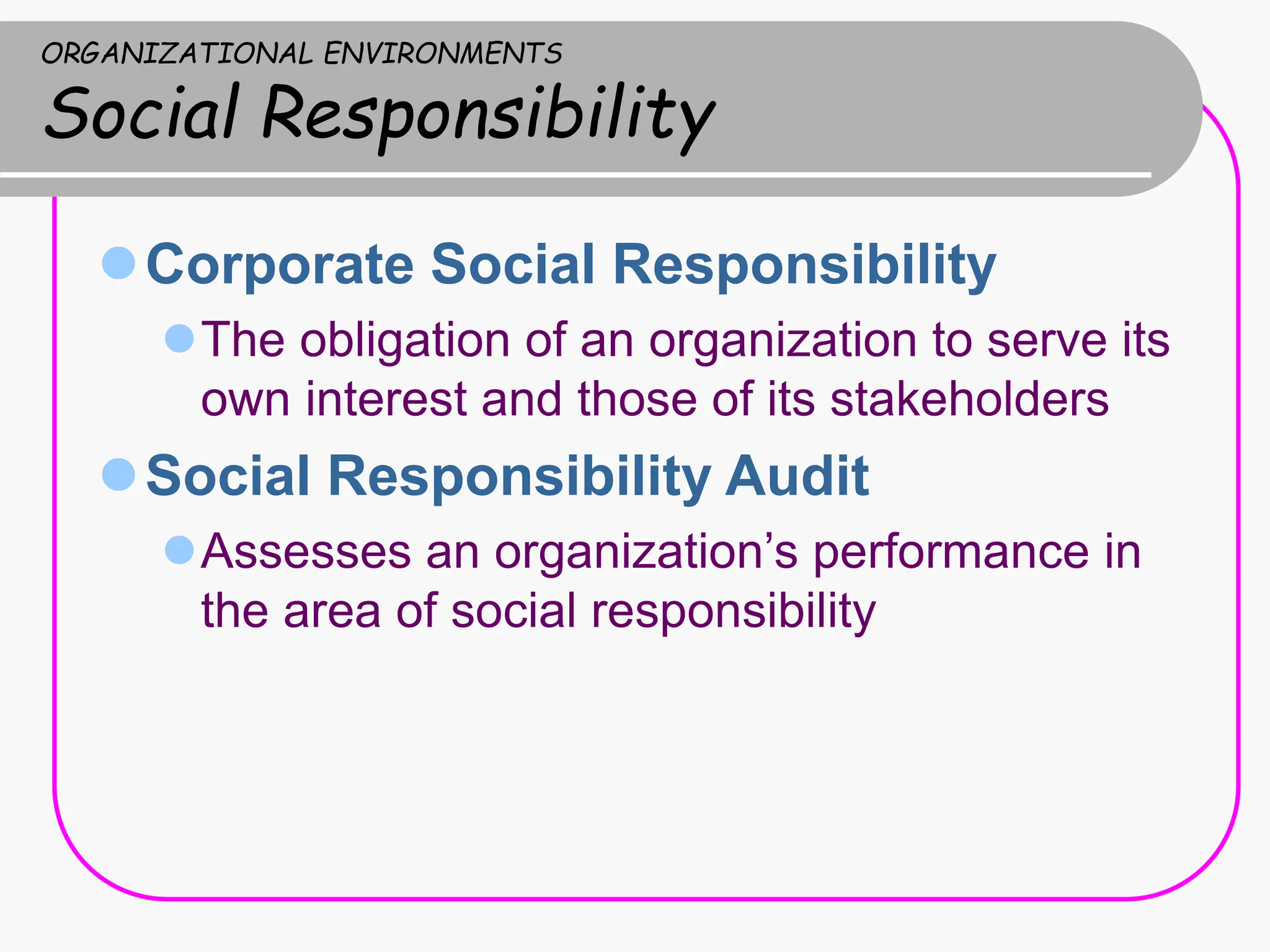 social responsibility and governance ppt | PPT