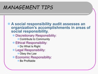 social responsibility and governance ppt | PPT