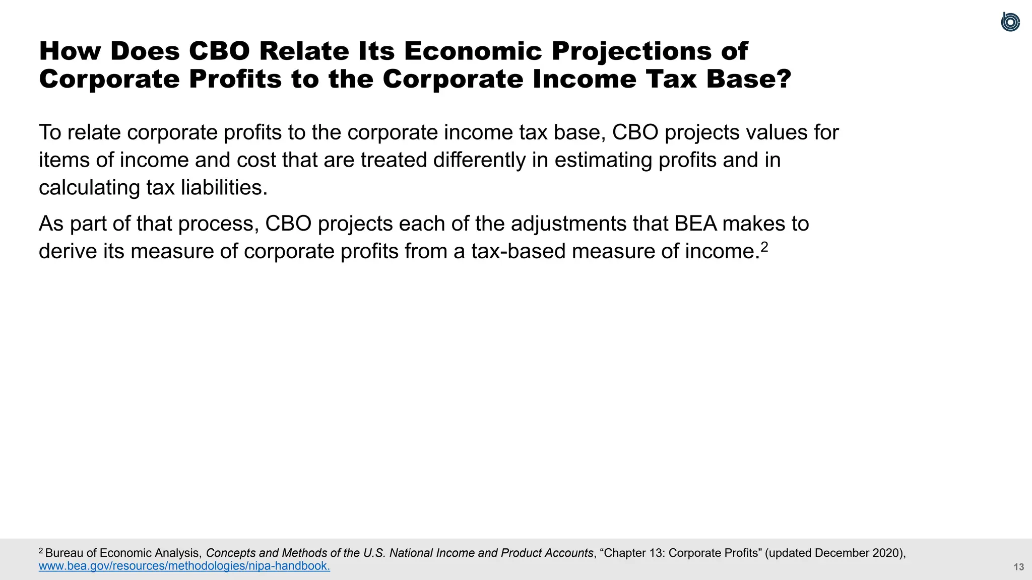 How CBO Projects Corporate Income Tax Revenues | PPT