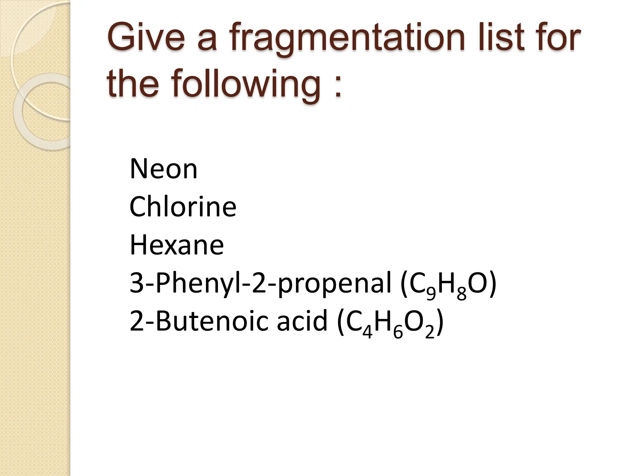 Mass Spectrometry using modern techniques | PPT