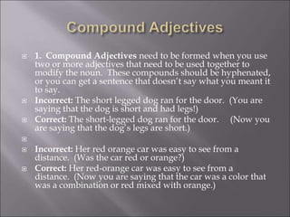 59438_Compound Adjectives.ppt, it's a creative work | PPT