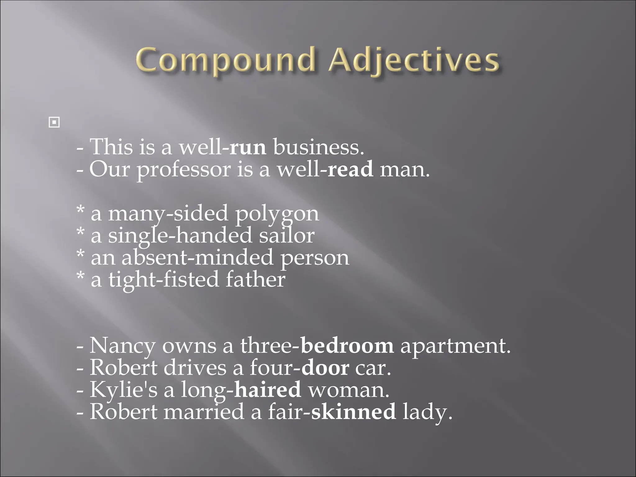 Compound Adjectives.ppt.................. | PPT