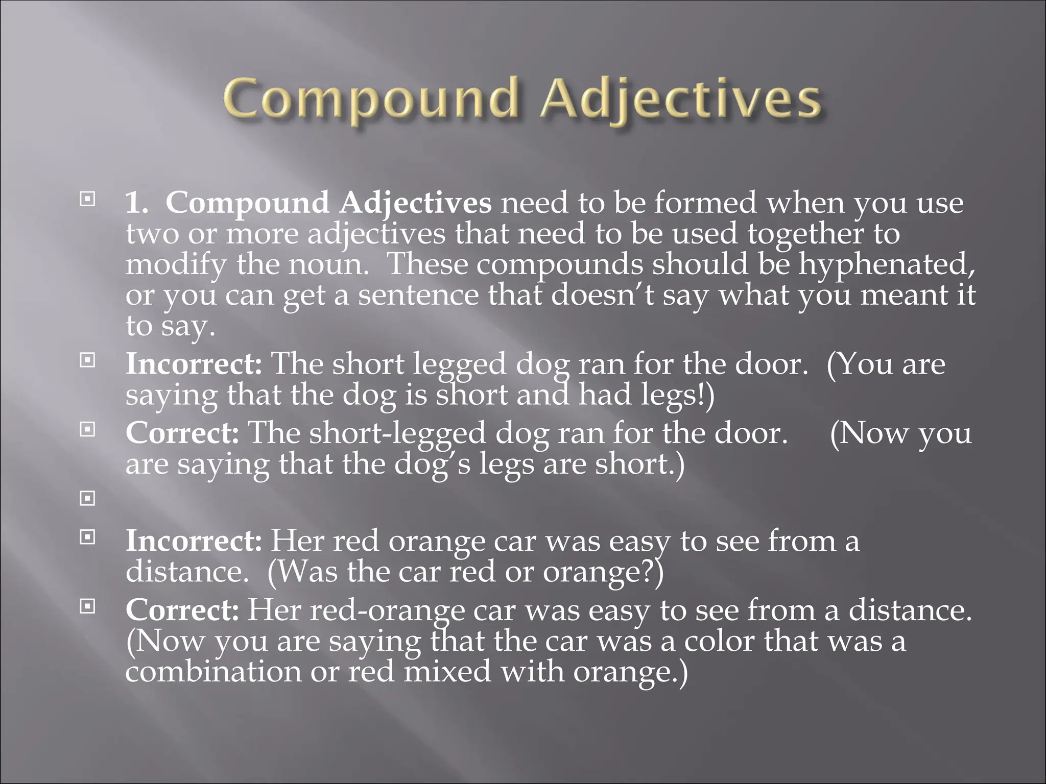 Compound Adjectives.ppt.................. | PPT