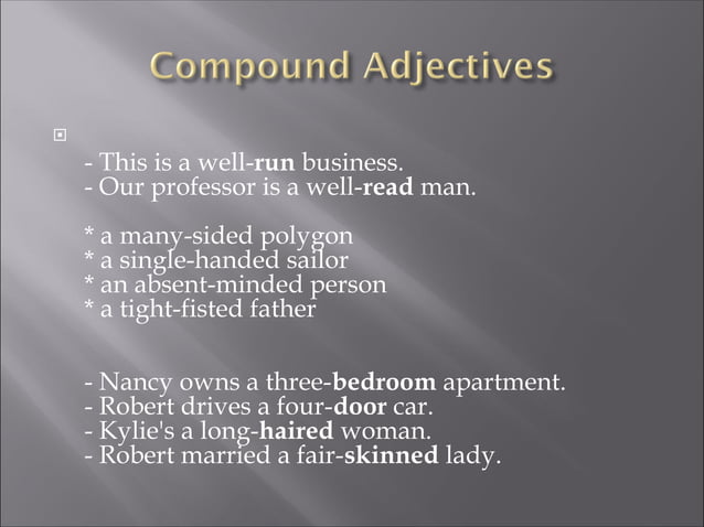 Compound Adjectives.ppt.................. | PPT
