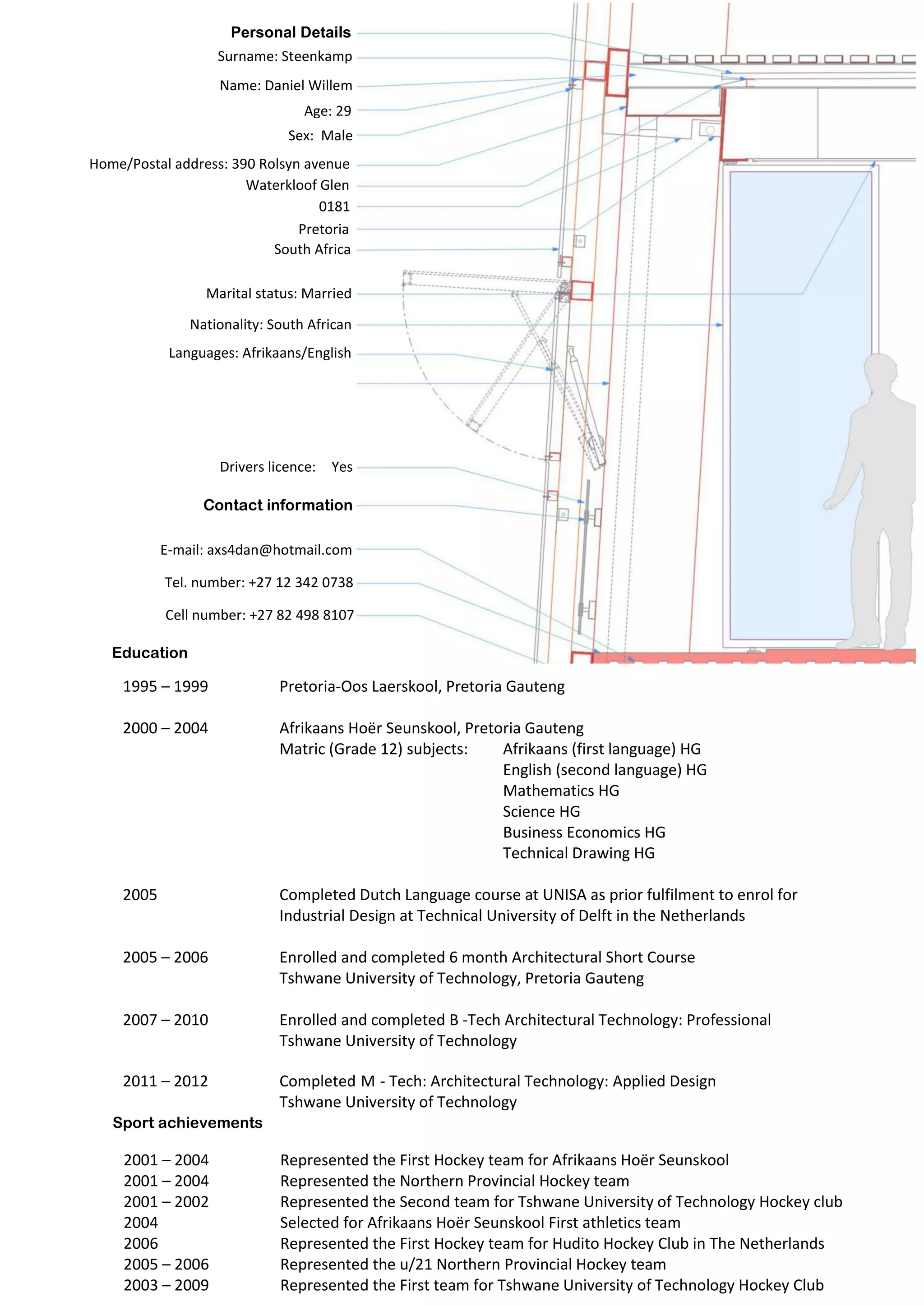 danie steenkamp CURRICULUM VITAE (1) | PDF