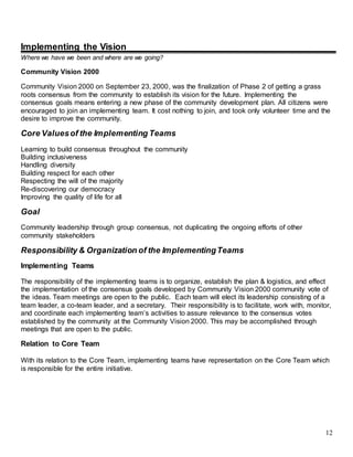 Community Development Plan | DOCX