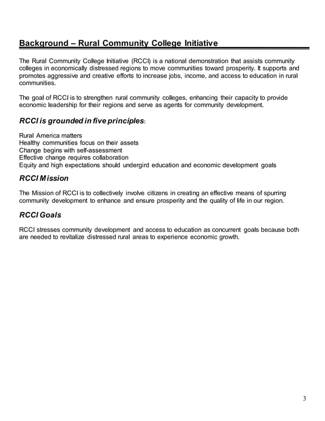 Community Development Plan | DOCX