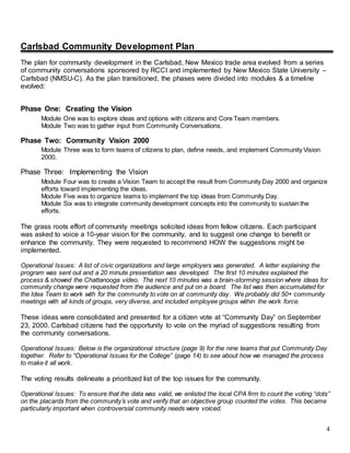 Community Development Plan | DOCX