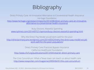 Alternative Delivery Models-Birdwell-Aug2014 | PPT