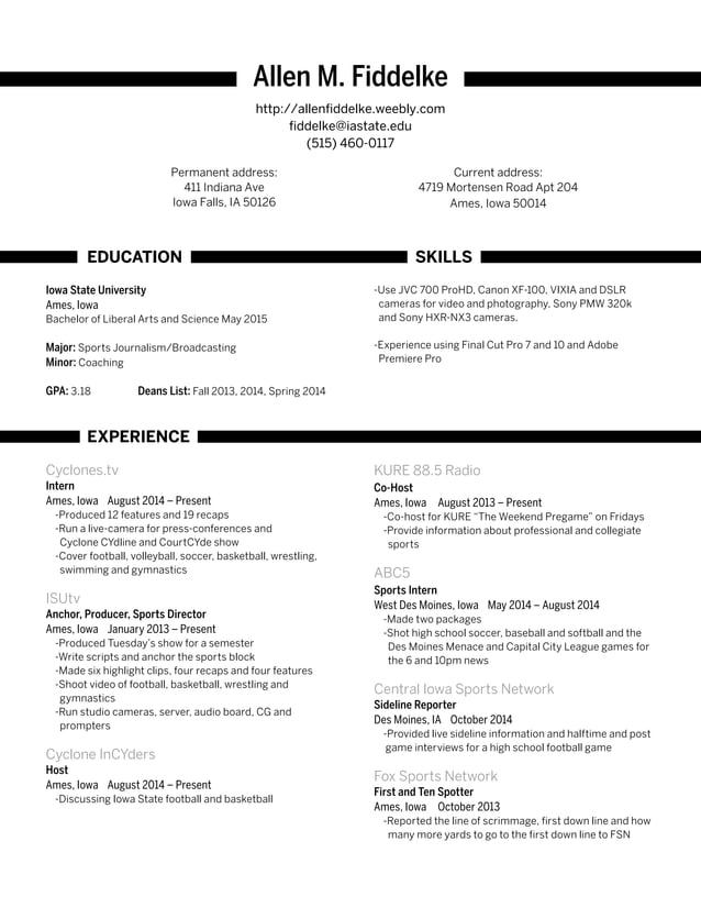 Allen's Resume | PDF