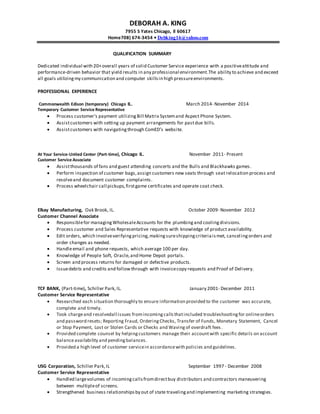 Deborah King Resume | DOCX