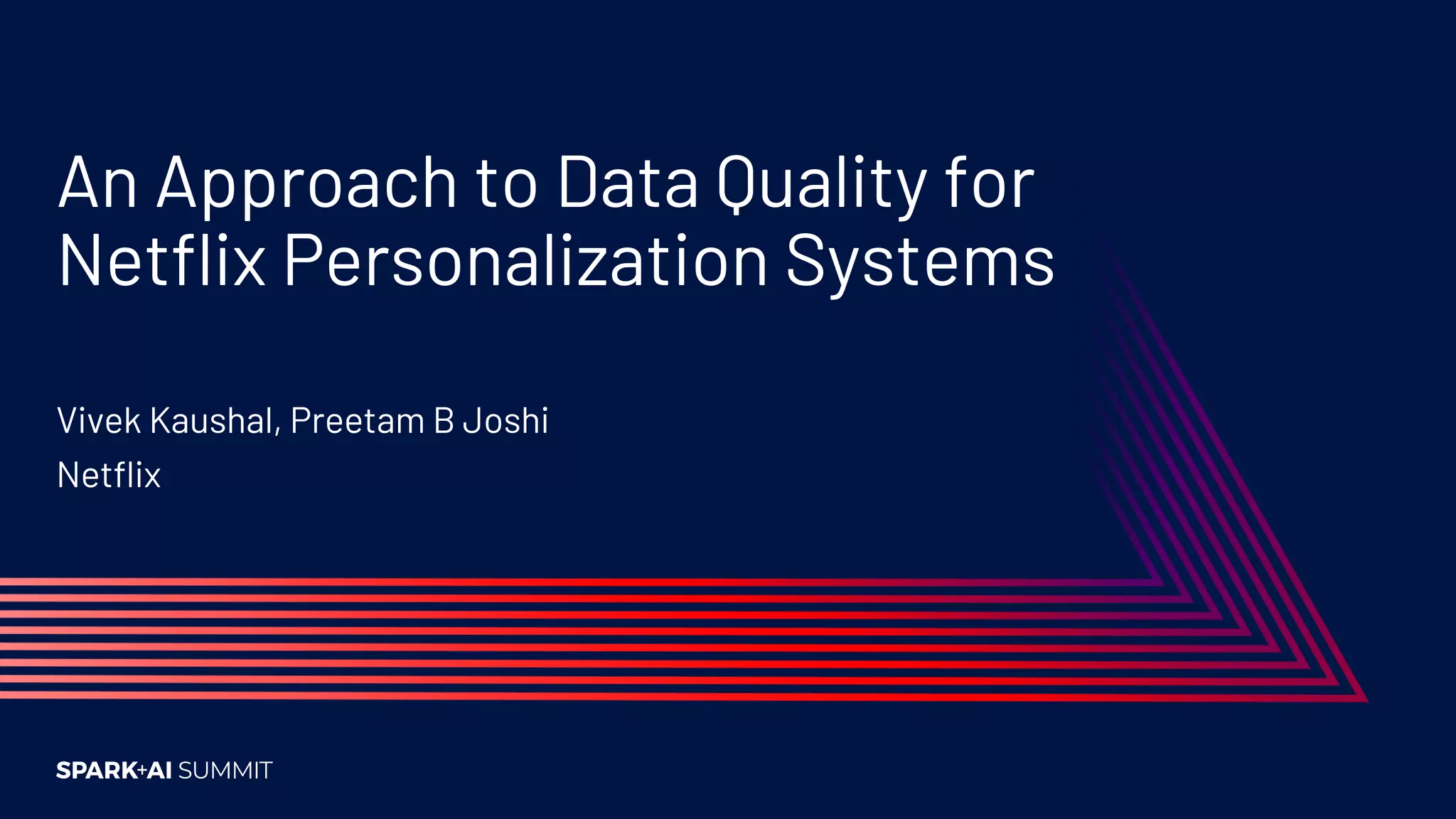 An Approach to Data Quality for Netflix Personalization Systems | PDF