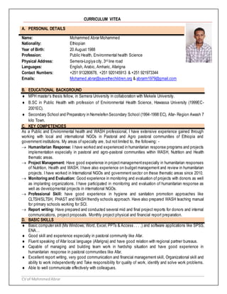 CV_Mohammed Abrar_New | DOCX
