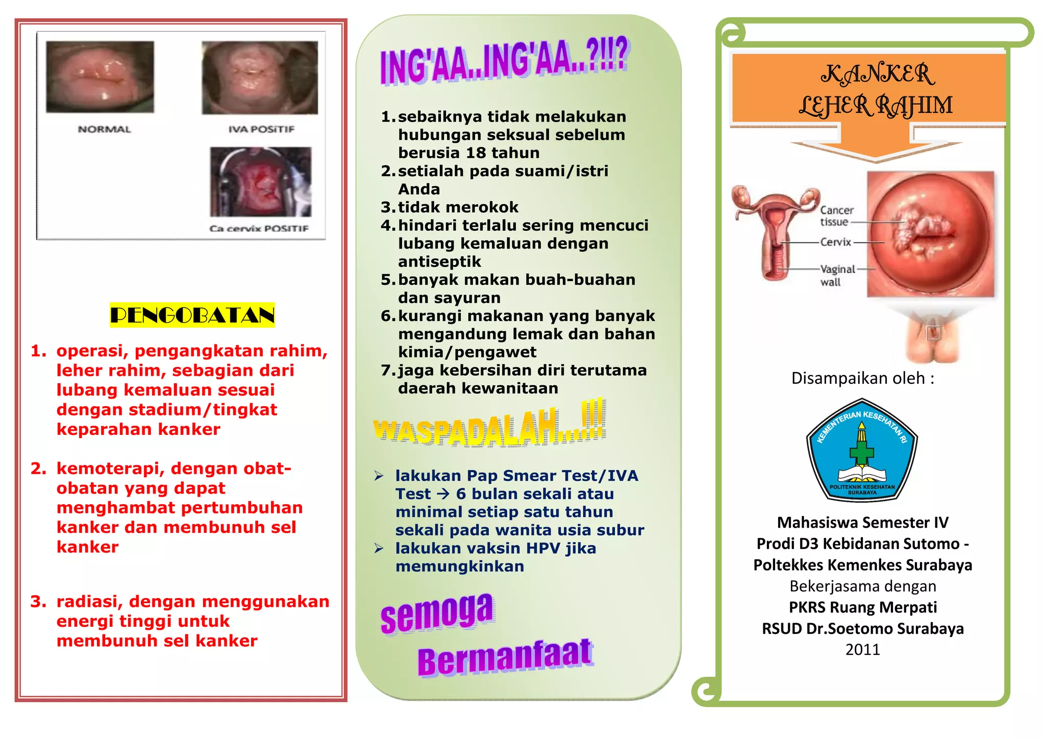 59532001 leaflet-kanker-serviks (2) | PDF