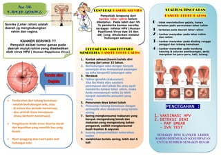 59532001 leaflet-kanker-serviks (2) | PPT