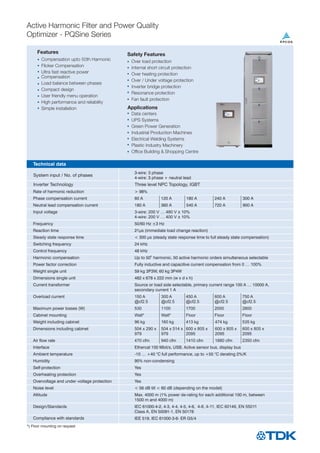 EPCOS Product Brief | PDF